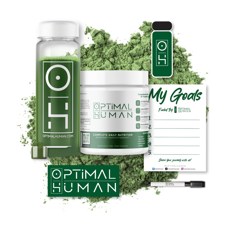 Optimal Human - All-in-One Health Supplement for Gut Health, Immune Su