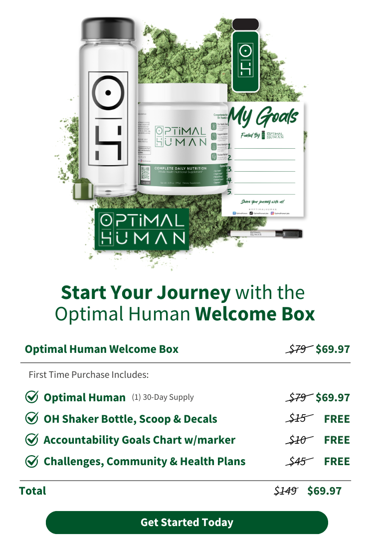 Optimal Human - All-in-One Health Supplement for Easy Daily Nutrition