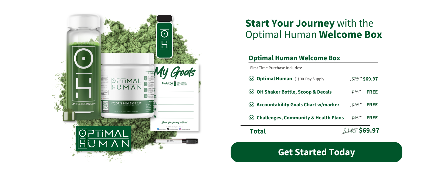Optimal Human - All-in-One Health Supplement for Easy Daily Nutrition